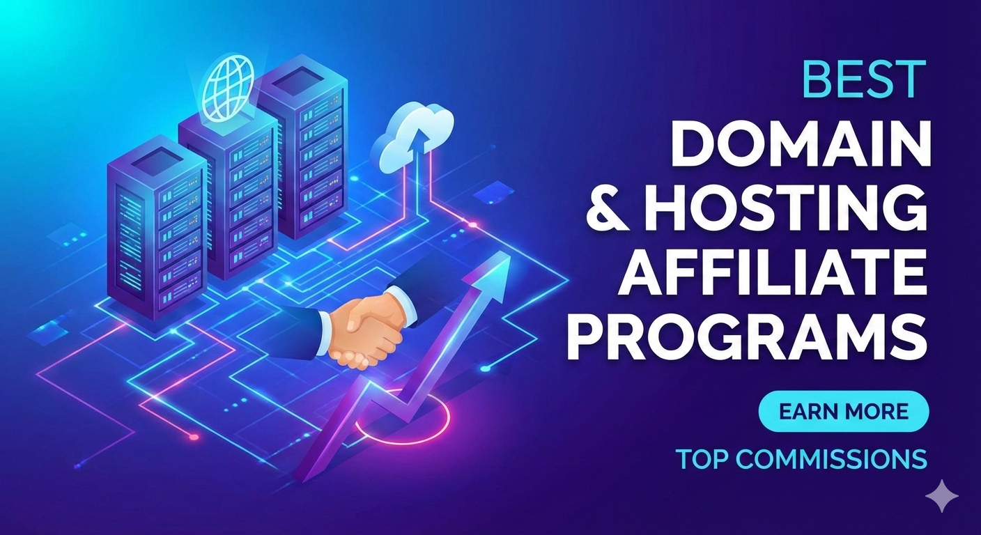Top 15 Domain & Hosting Affiliate Programs 2026